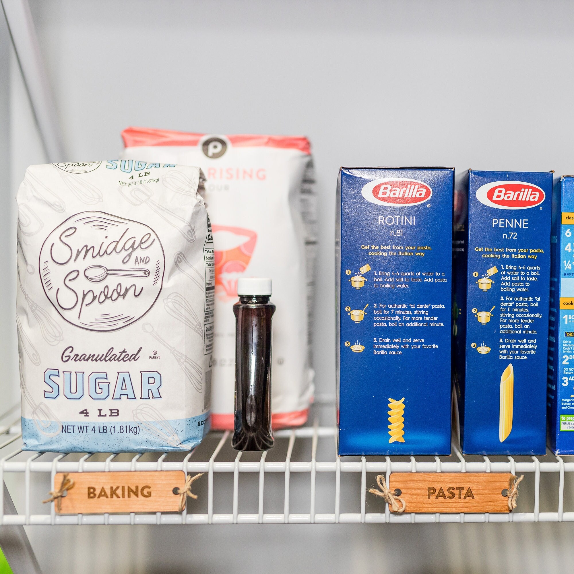 Personalized Clean Font Pantry Labels for Kitchen Storage and ...