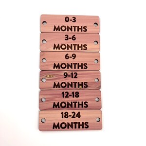 Custom Wood Linen Closet Tags Labels for Laundry Organization Clean ...