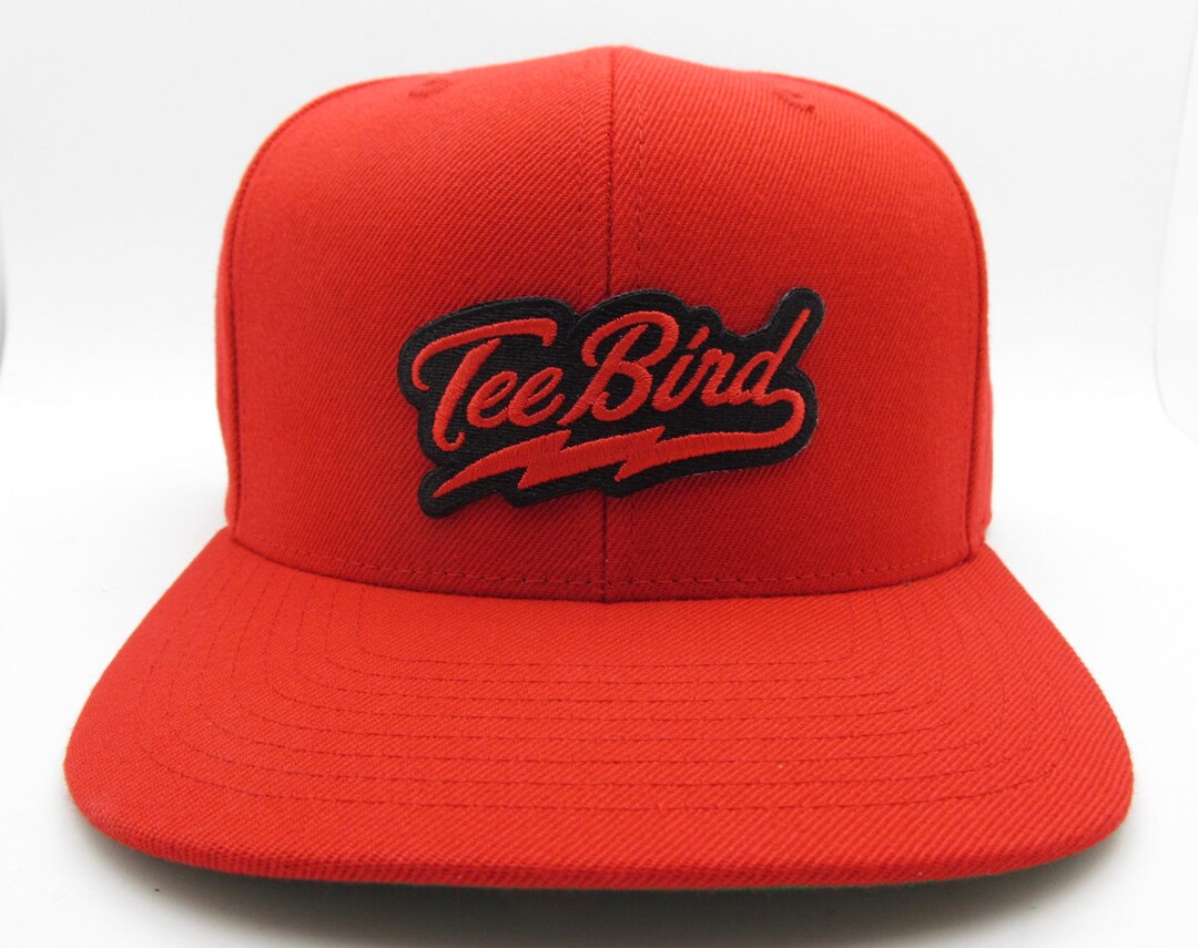 NEW Yupoong Classics Snapback Red Black Innova Teebird Patch 6 Panel ...