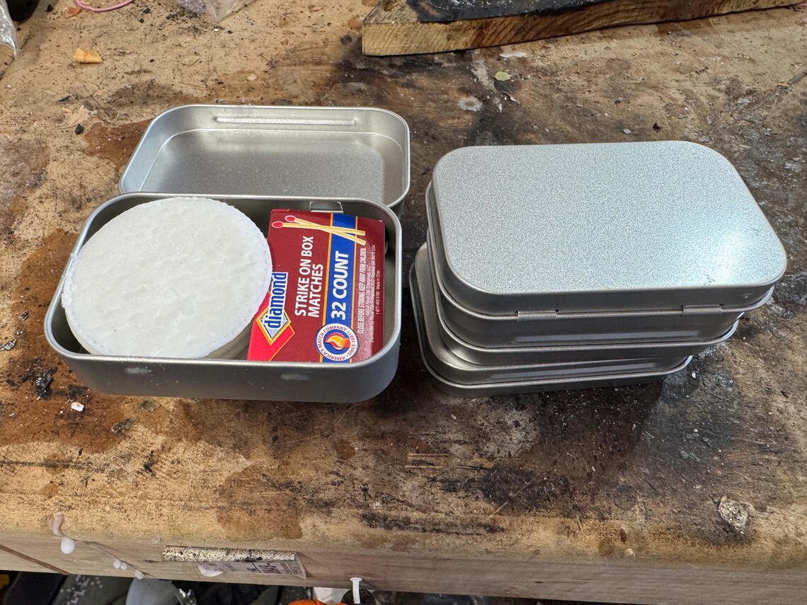 Waxed Cotton Round Fire Starters - Etsy