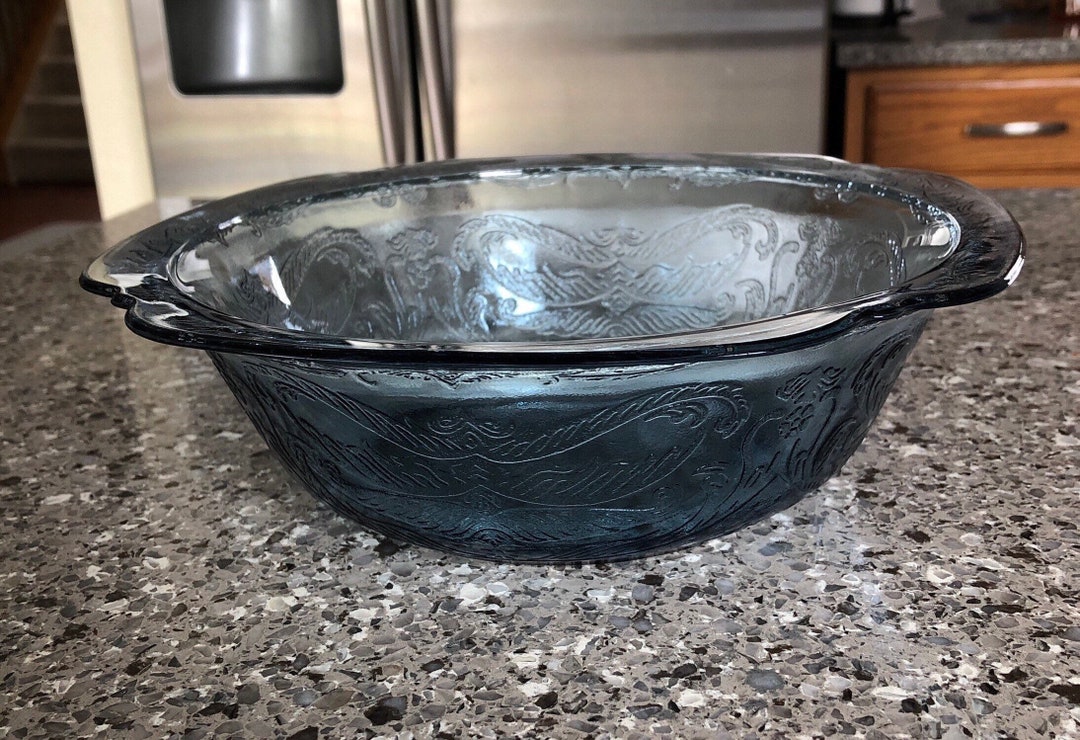 Recollection Blue Indiana Glass 9.5” Vegetable Bowl - Etsy