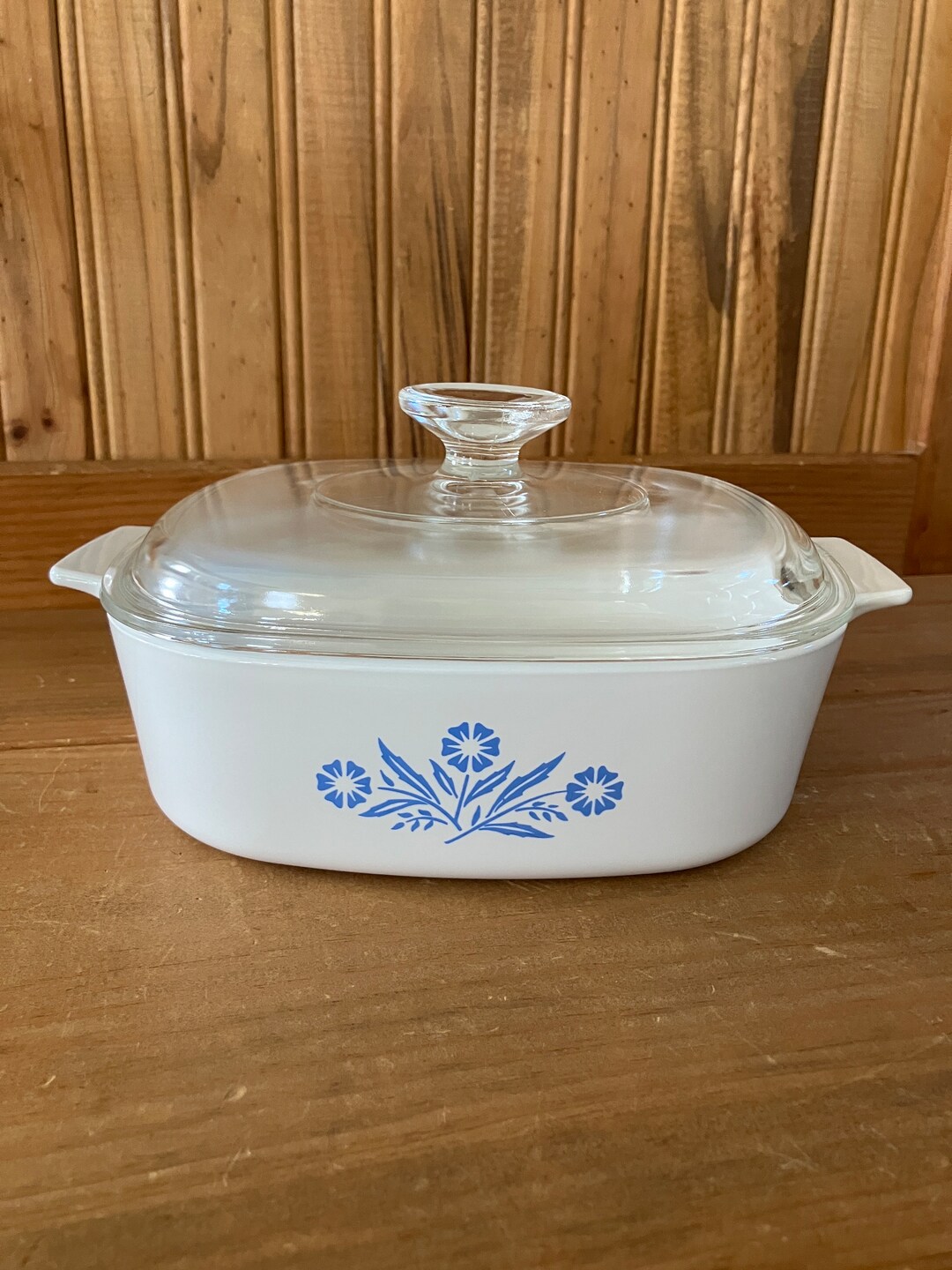 Blue Cornflower Vintage Corning Ware 2 Qt Square Casserole Dish With ...