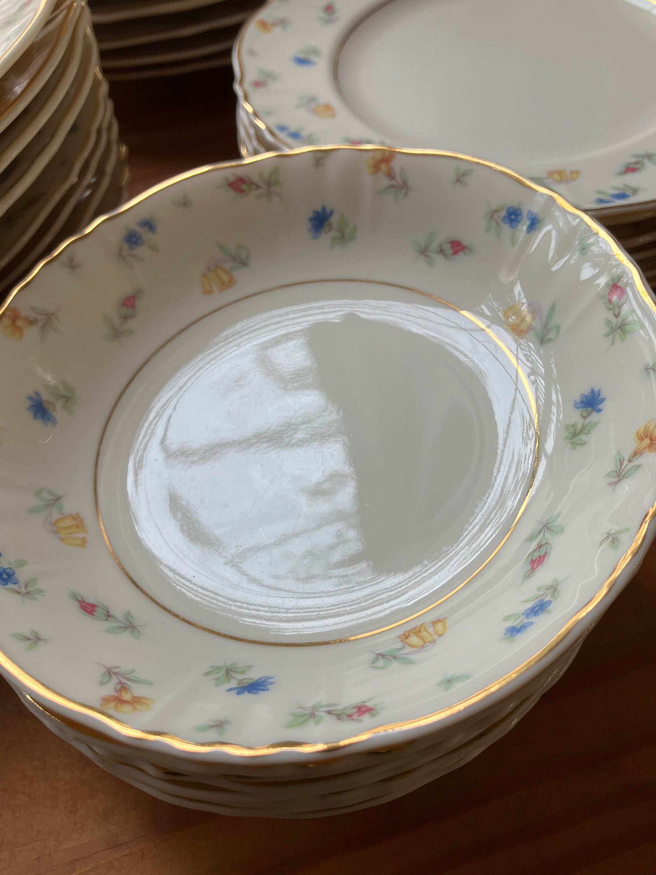 Suzanne Federal Shape Syracuse China Plates and Bowls - Dinner Plate ...