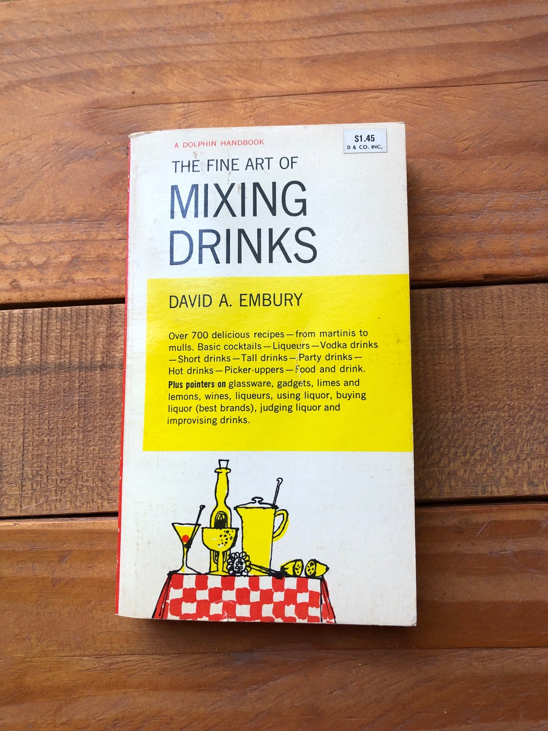 The Fine Art of Mixing Drinks 3rd American Edition 1961 Dolphin Books ...