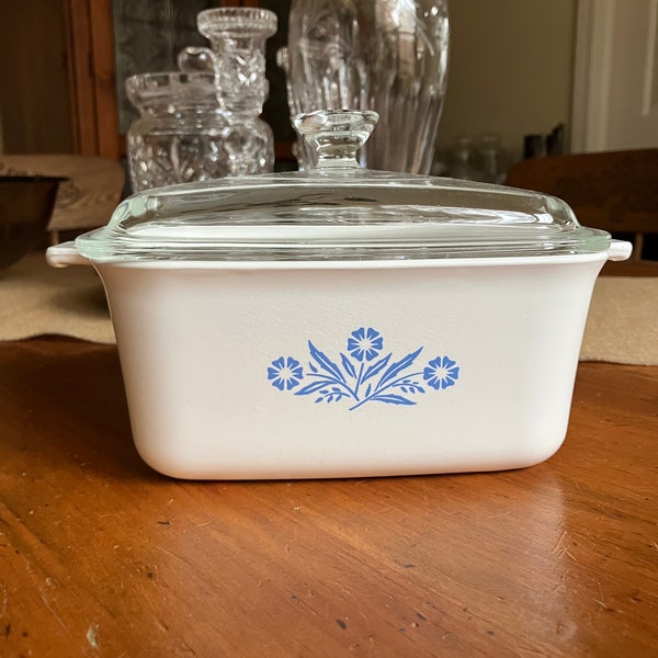 Corning Ware Blue Cornflower Casserole - Etsy