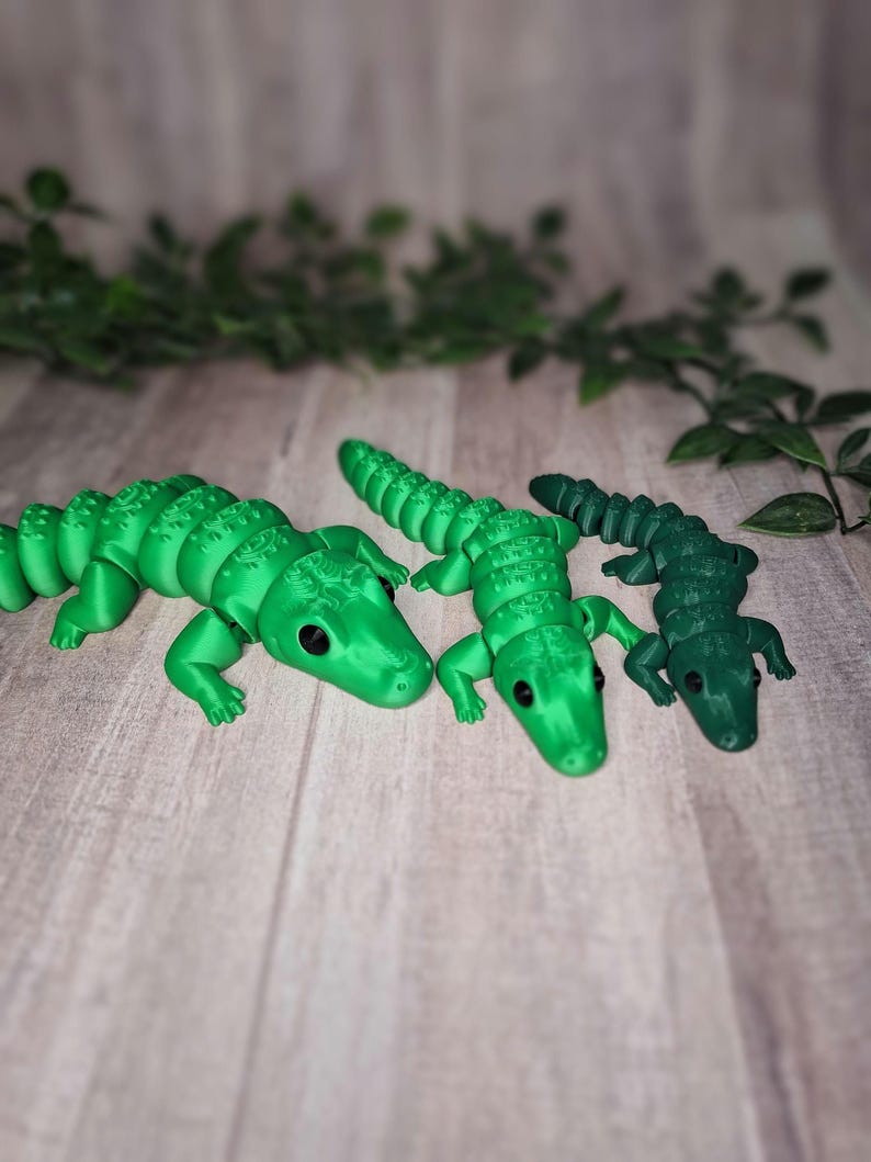 Articulating Fidget Alligator, 3d Printed - Etsy UK
