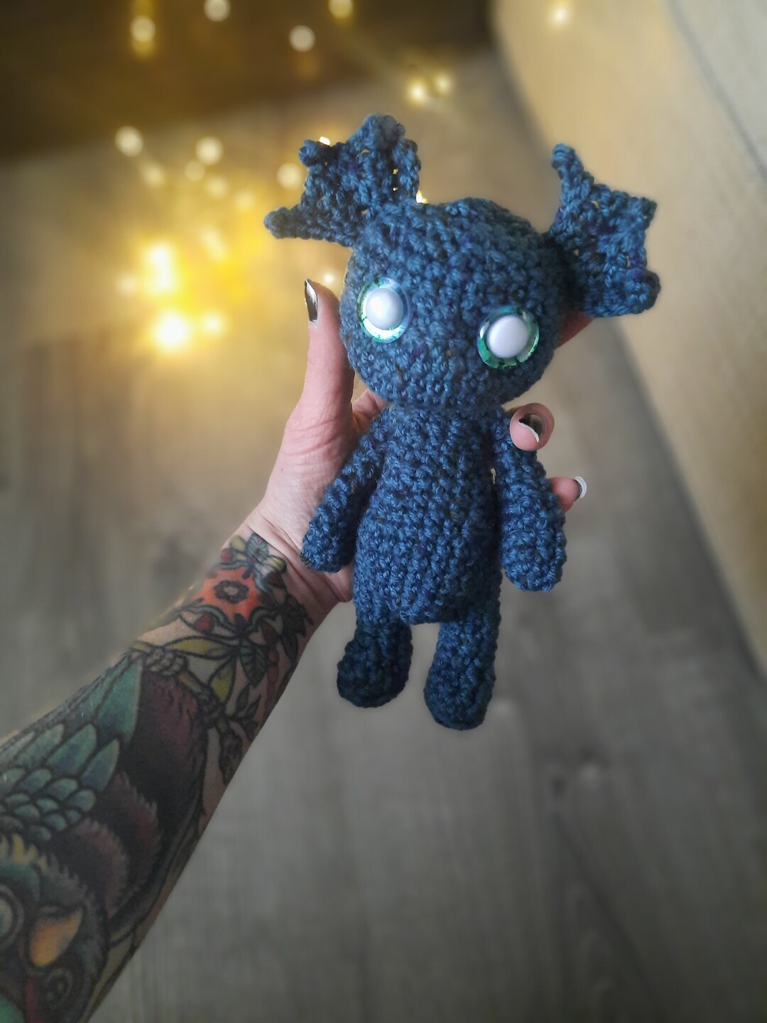 Amigurumi Stuffed Swamp Monster Impkin Doll, Ready to Ship Mythical ...