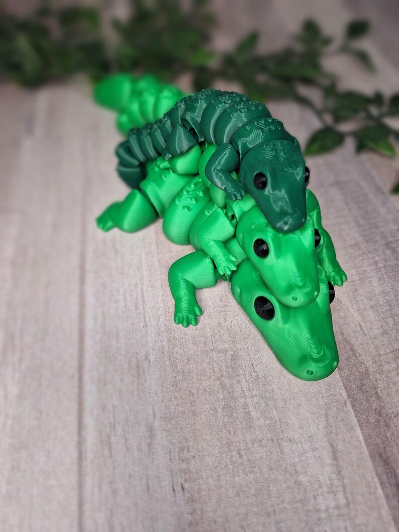 Articulating Fidget Alligator, 3d Printed - Etsy UK