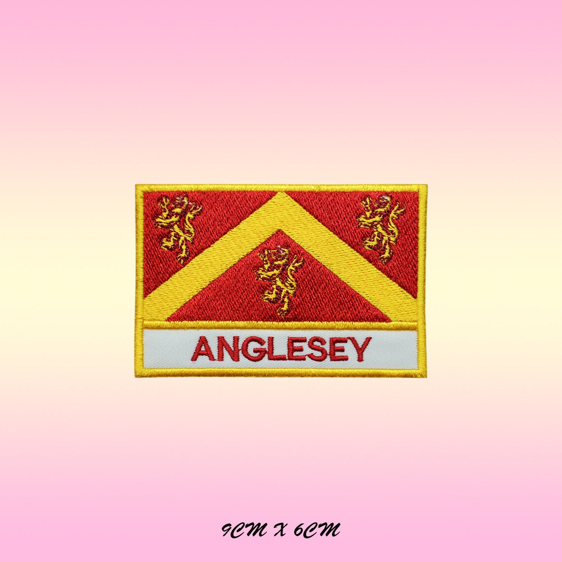 ANGLESEY County Flag Embroidered Iron on Patch Sew on Badge | Etsy