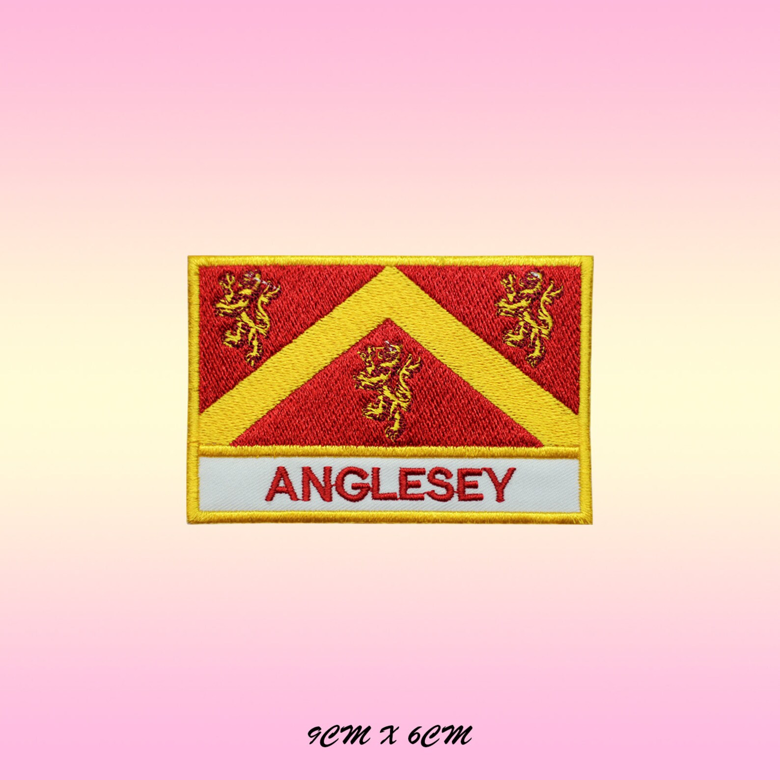 ANGLESEY County Flag Embroidered Iron on Patch Sew on Badge | Etsy