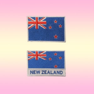 NEW ZEALAND National Flag Embroidered Iron on Sew on Patch - Etsy