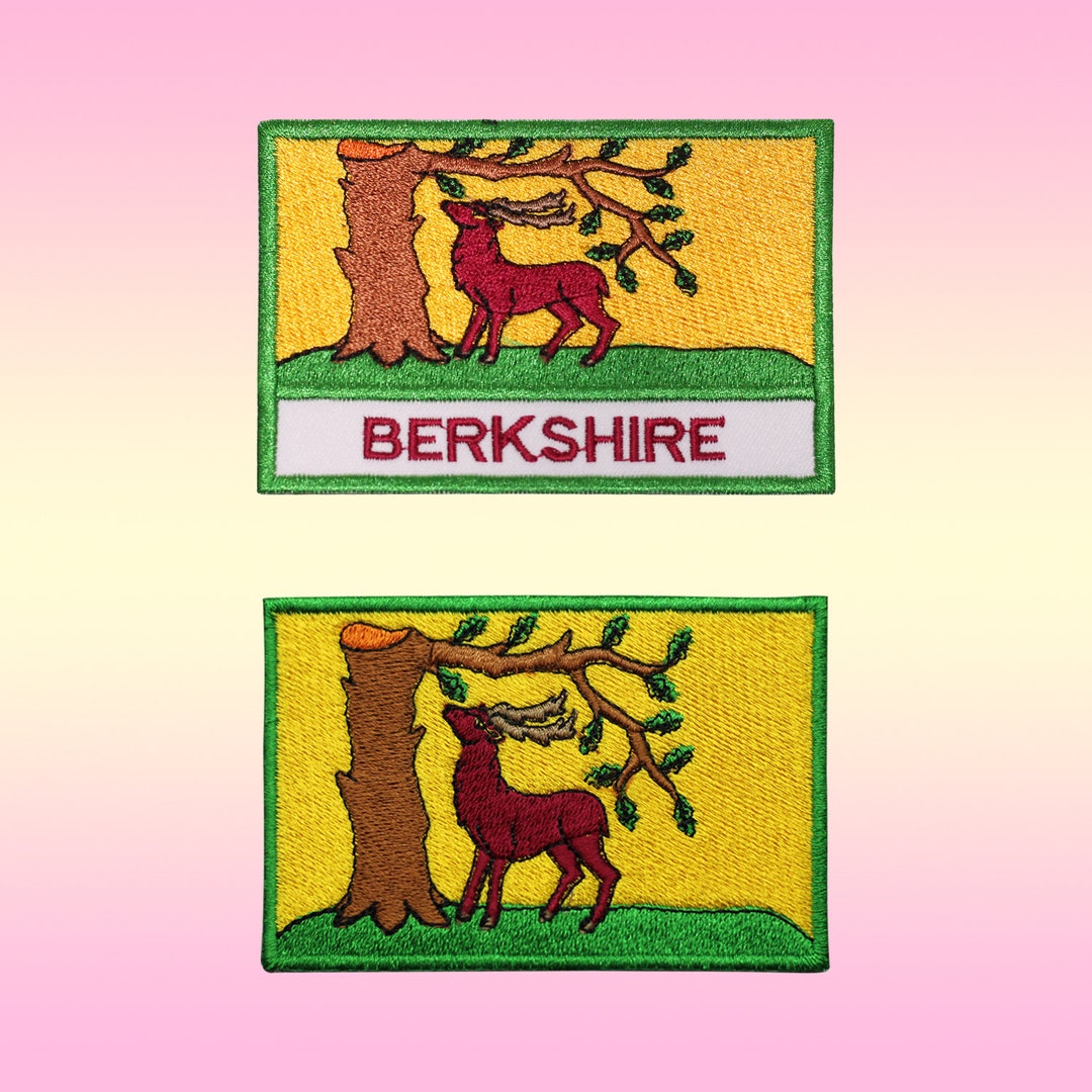 BERKSHIRE County Flag Embroidered Iron on Patch Sew on Badge - Etsy
