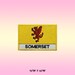 SOMERSET County Flag Embroidered Iron on Patch Sew on Badge - Etsy