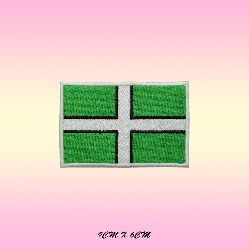 DEVON County Flag Embroidered Iron on Patch Sew on Badge - Etsy
