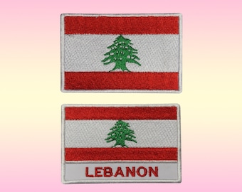 Lebanon National Flag Embroidered Iron on Sew on Patch Badge - Etsy