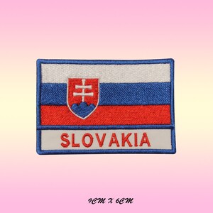 SLOVAKIA National Flag Embroidered Iron on Patch Sew on Badge - Etsy