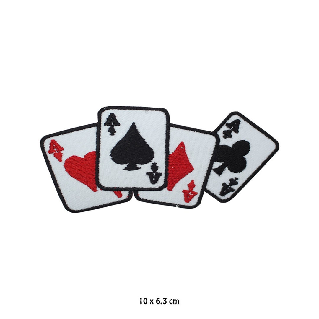 Playing Cards Patch Embroidered Iron on Patch Sew on Badge for - Etsy