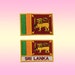 SRI LANKA National Flag Embroidered Iron on Patch Sew on Badge - Etsy