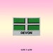 DEVON County Flag Embroidered Iron on Patch Sew on Badge - Etsy