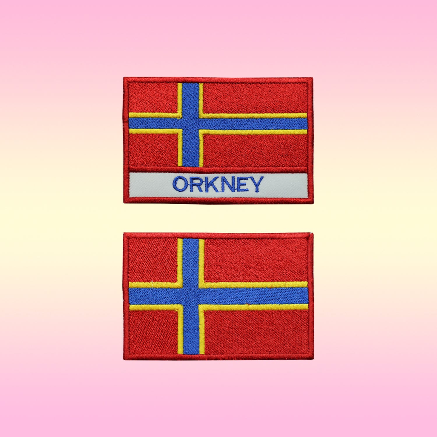 ORKNEY County Flag Embroidered Iron on Patch Sew on Badge | Etsy