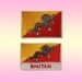BHUTAN National Flag Embroidered Iron on Patch Sew on Badge Country Flag - Etsy