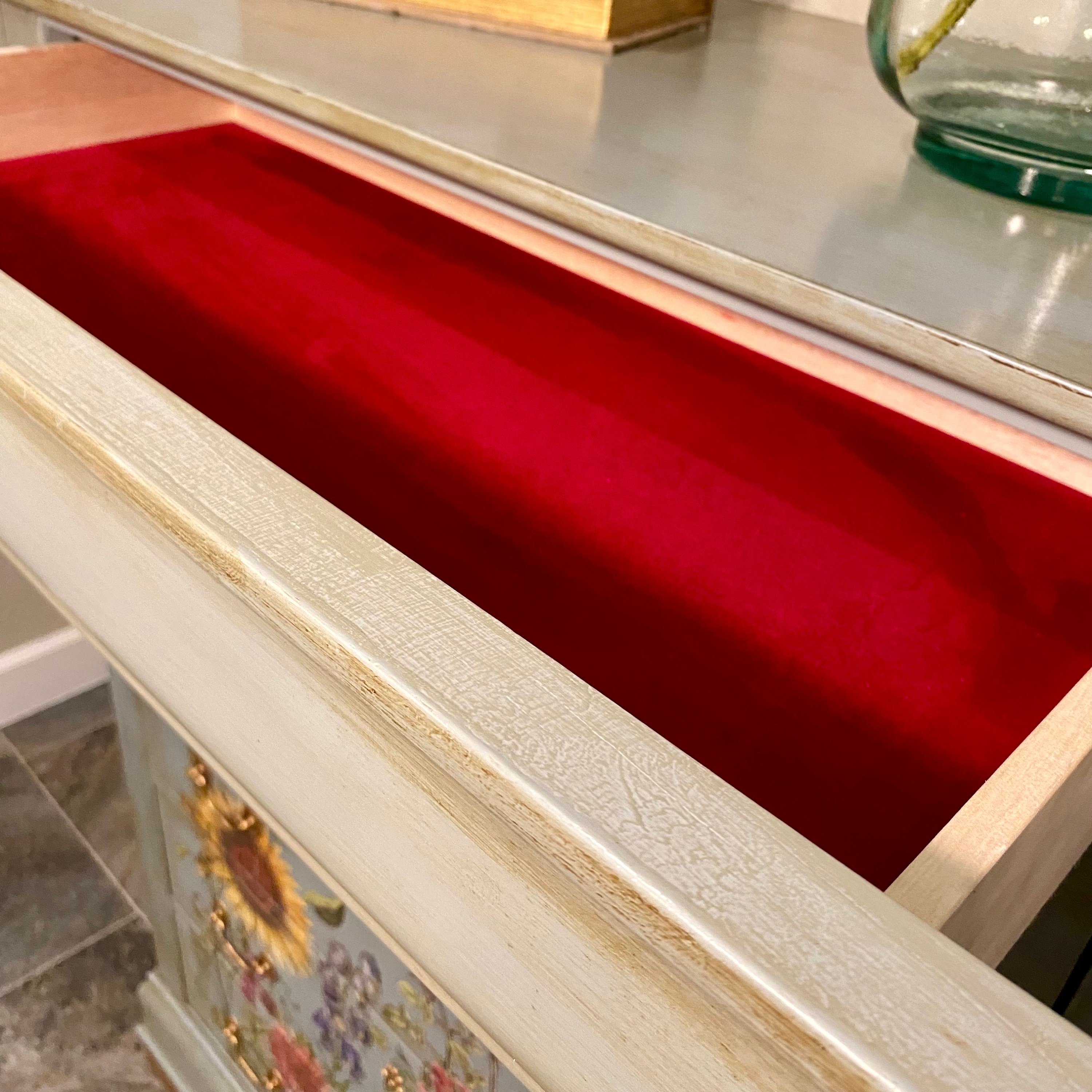 Unique Vintage Tall Dresser Cottage Core, Farmhouse Chest of Drawers - Etsy