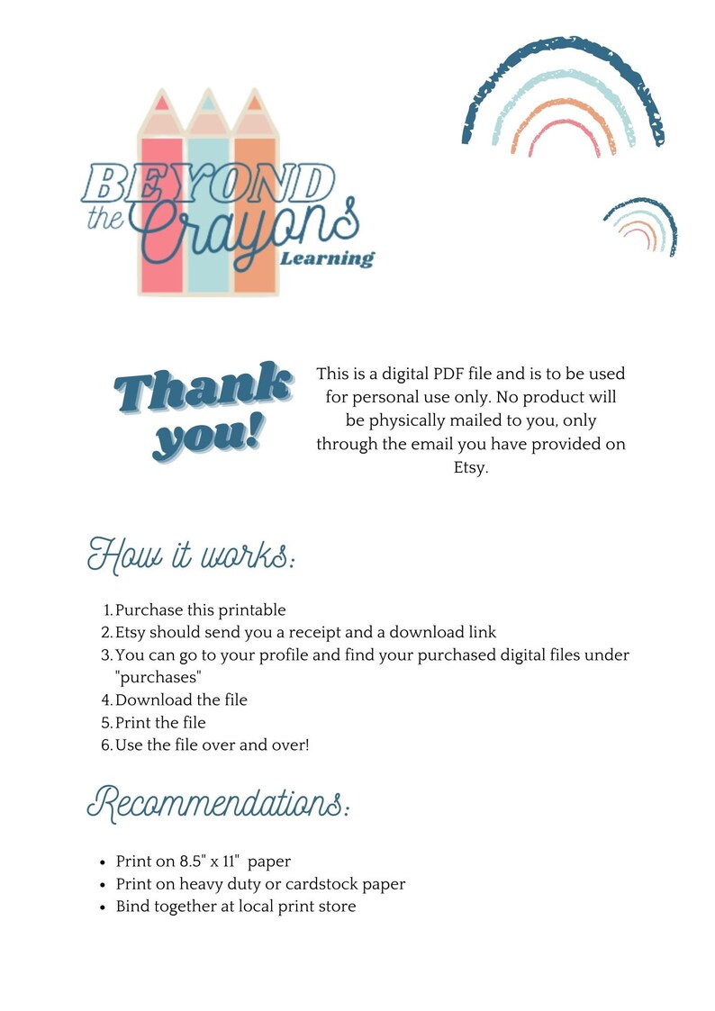 Summer Camp Journal Printable, Camp Diary, Instant Download - Etsy