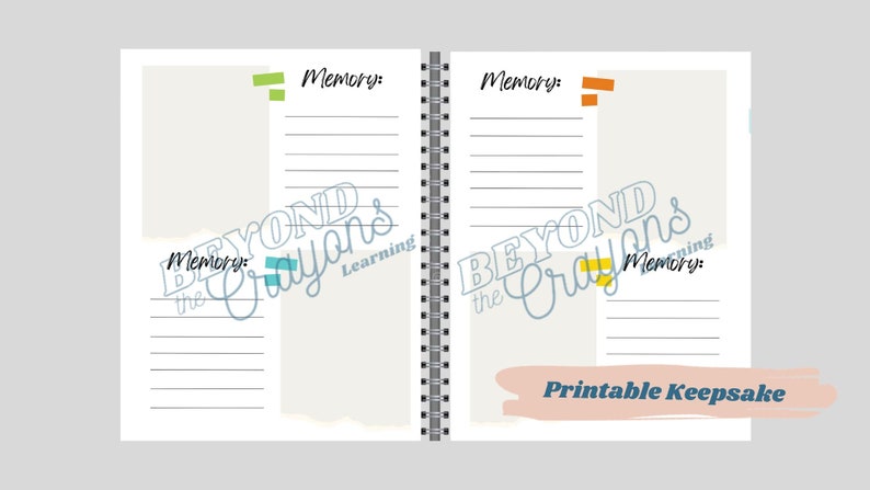 Summer Camp Journal Printable, Camp Diary, Instant Download - Etsy