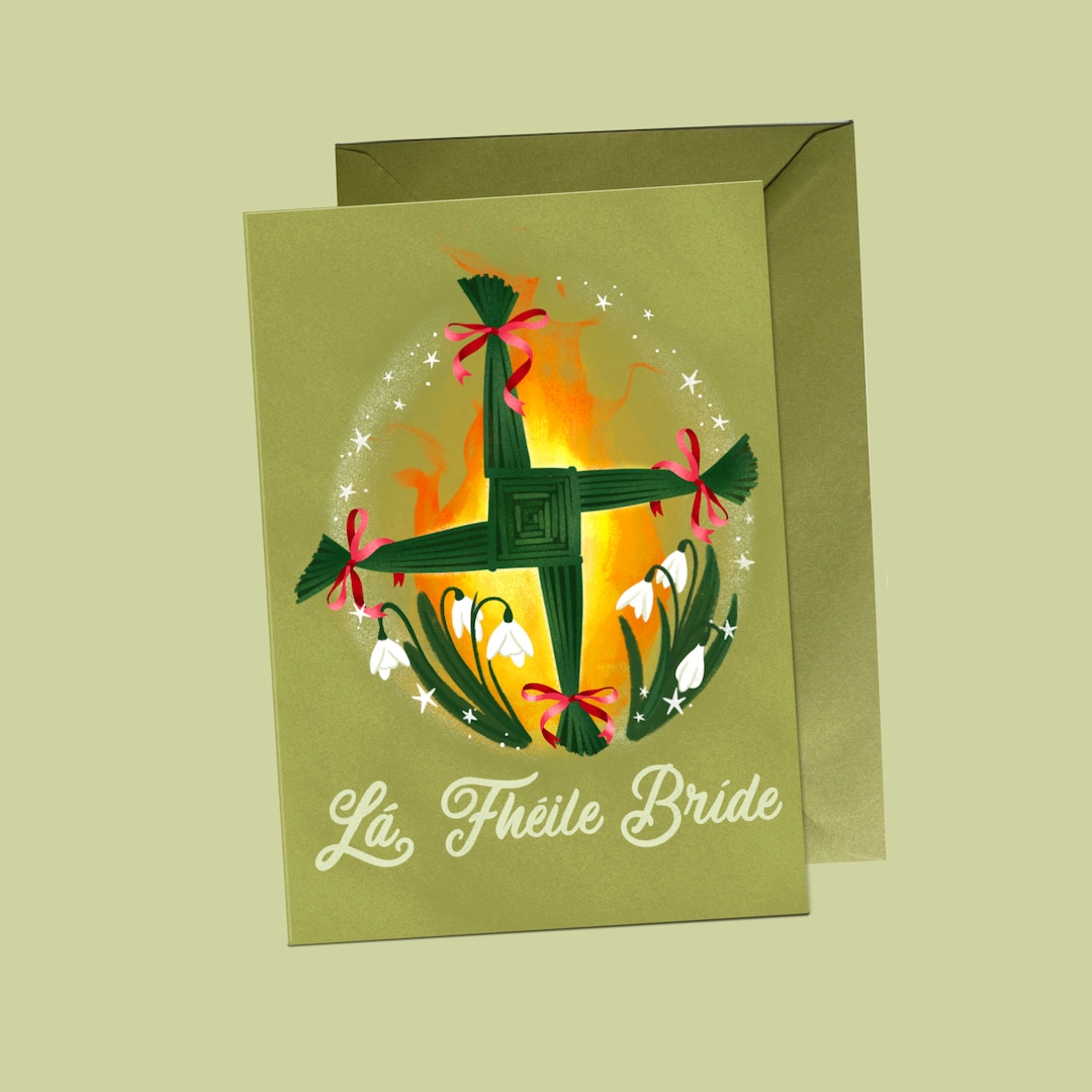 Lá Fhéile Bríde Imbolc Brigid’s Day Greeting Card - Etsy UK