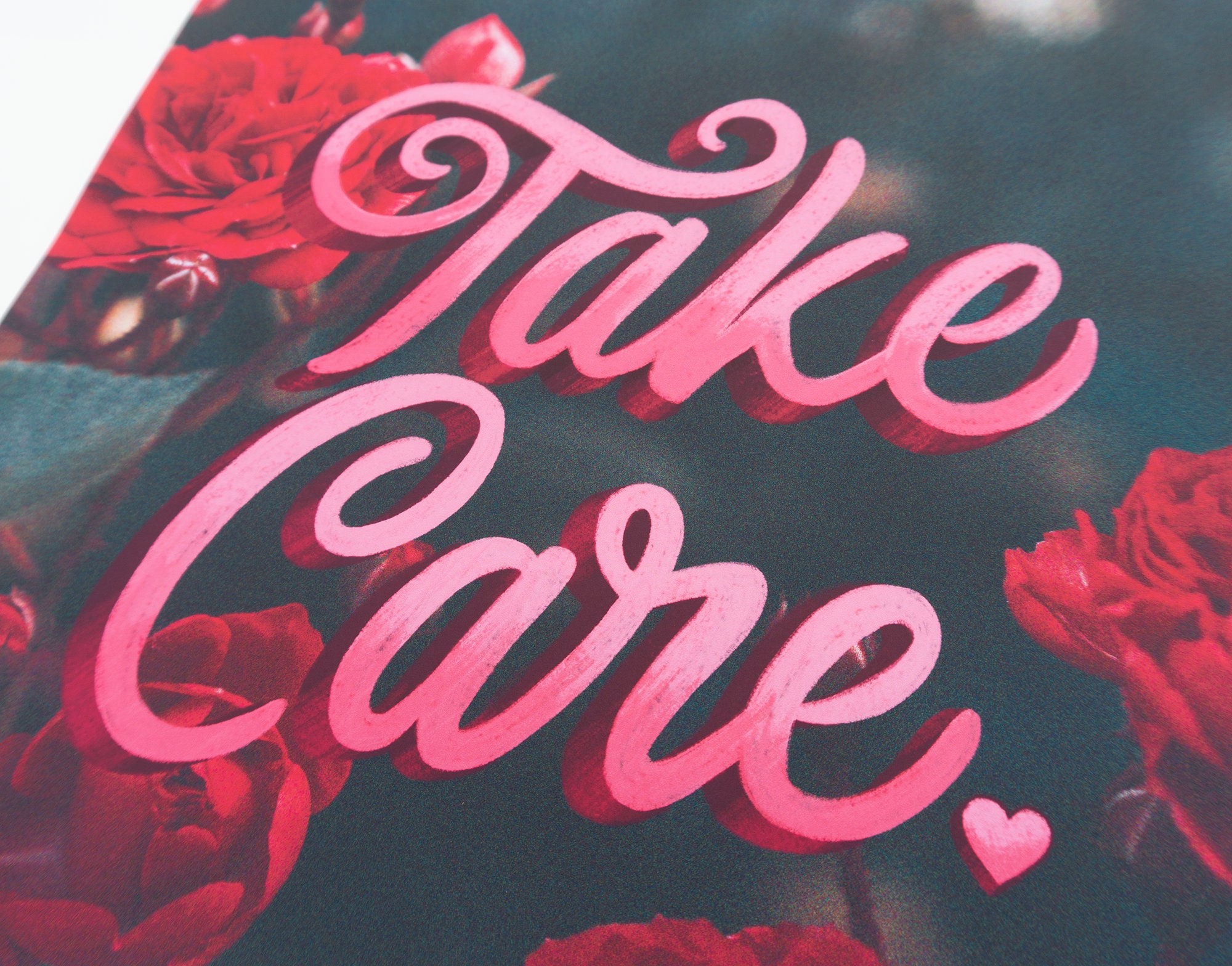 Take Care Art Print 12 X 12 Inches - Etsy Norway