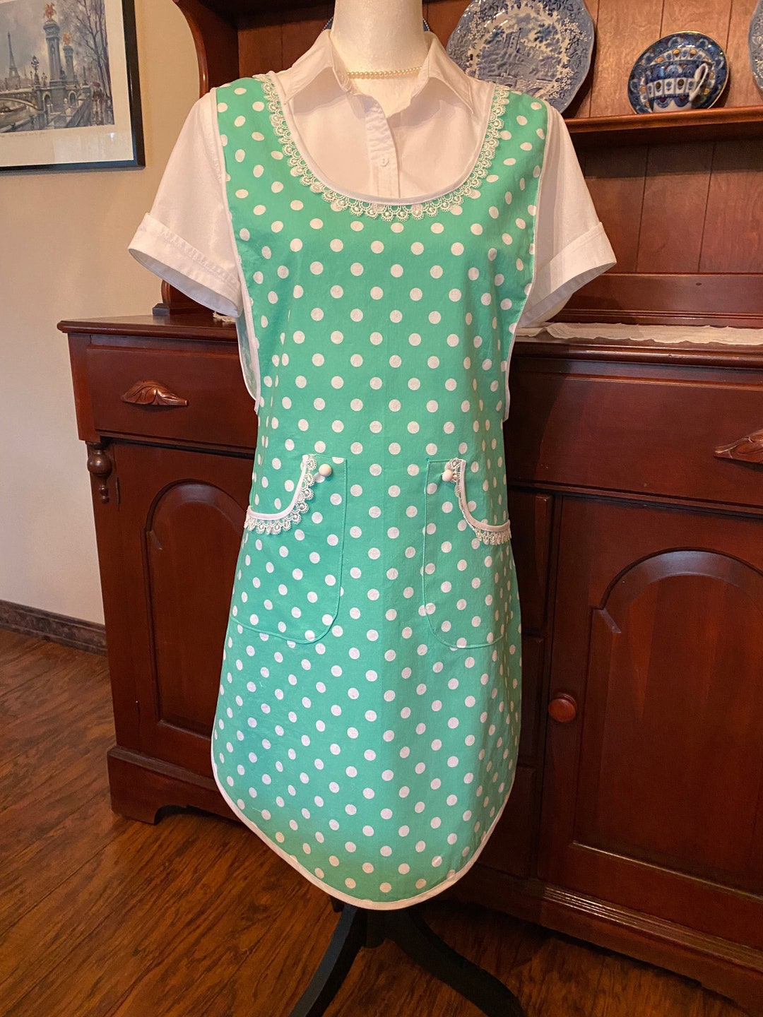 Vintage 1940's Apron New Apron Retro Full Coverage - Etsy