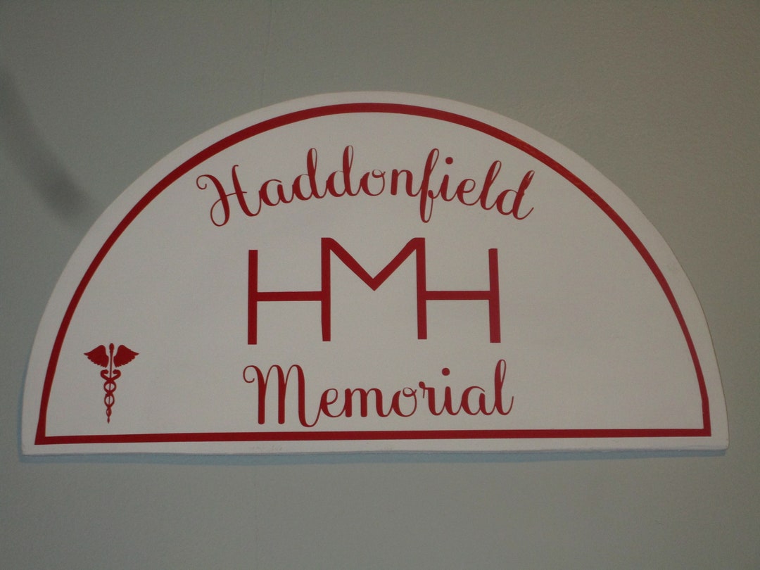 Haddonfield Memorial Hospital Sign, Halloween, Michael Myers - Etsy