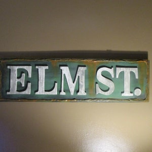 Elm St Sign - Etsy
