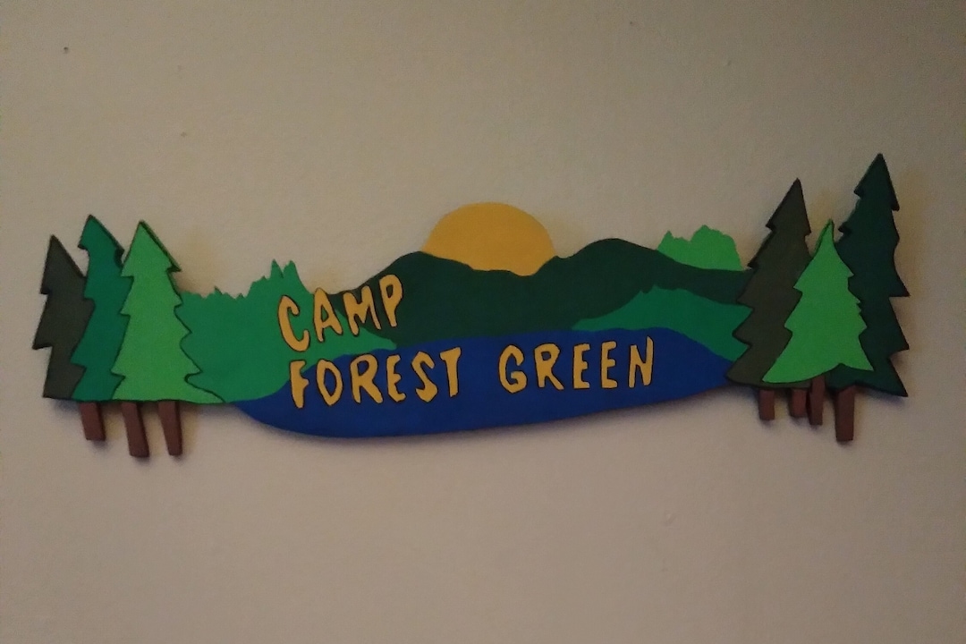 Camp Forest Green Friday Pt 6 Sign - Etsy