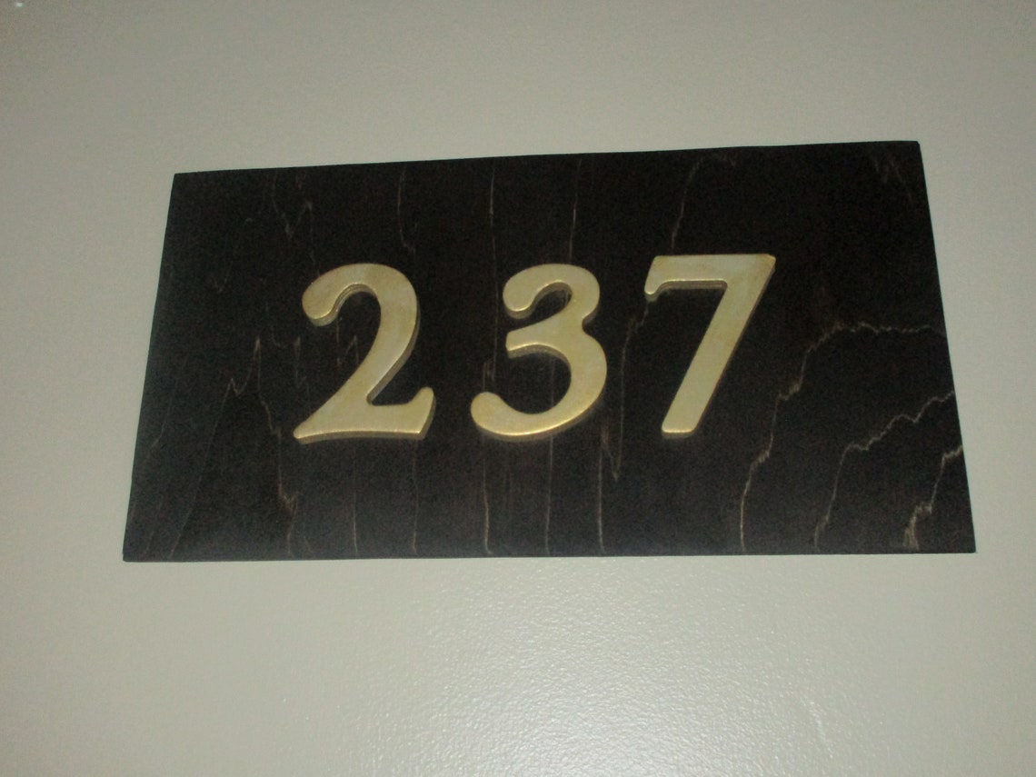 Room 237 Wall Plaque From the Overlook Hotel - Etsy