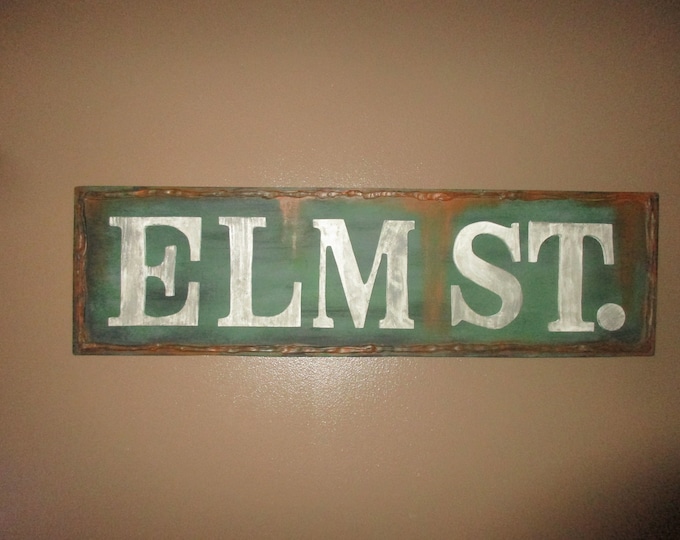 Elm St Sign - Etsy
