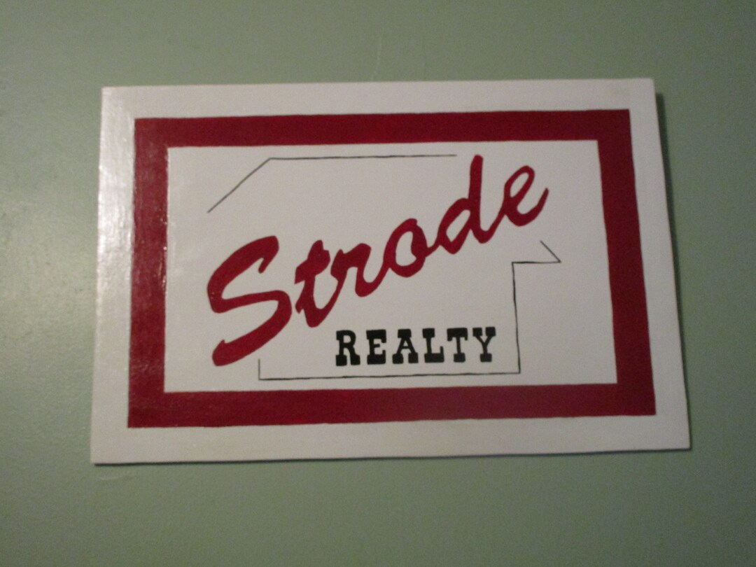 Strode Realty Sign - Etsy