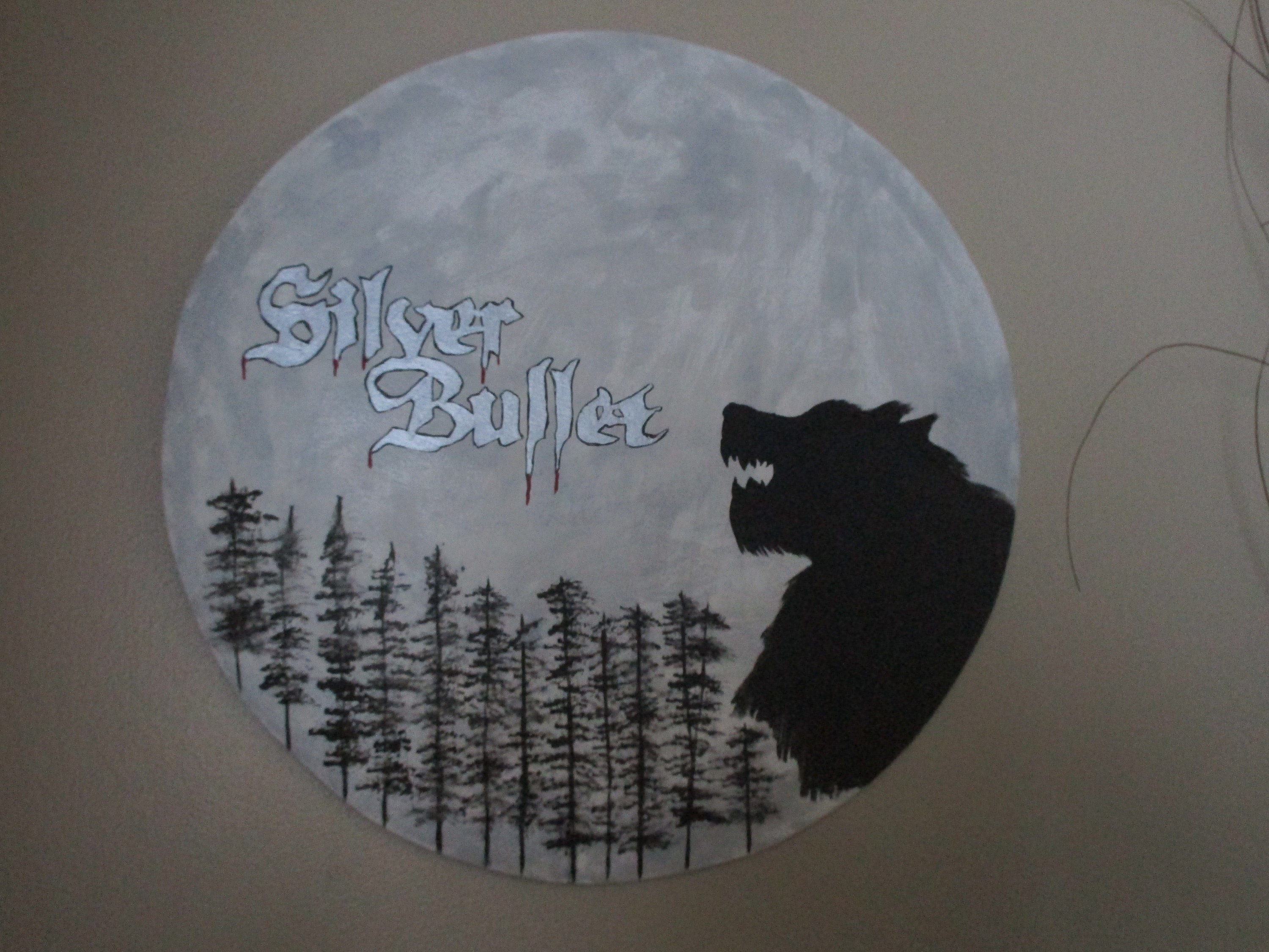 Silver Bullet Werewolf Sign - Etsy