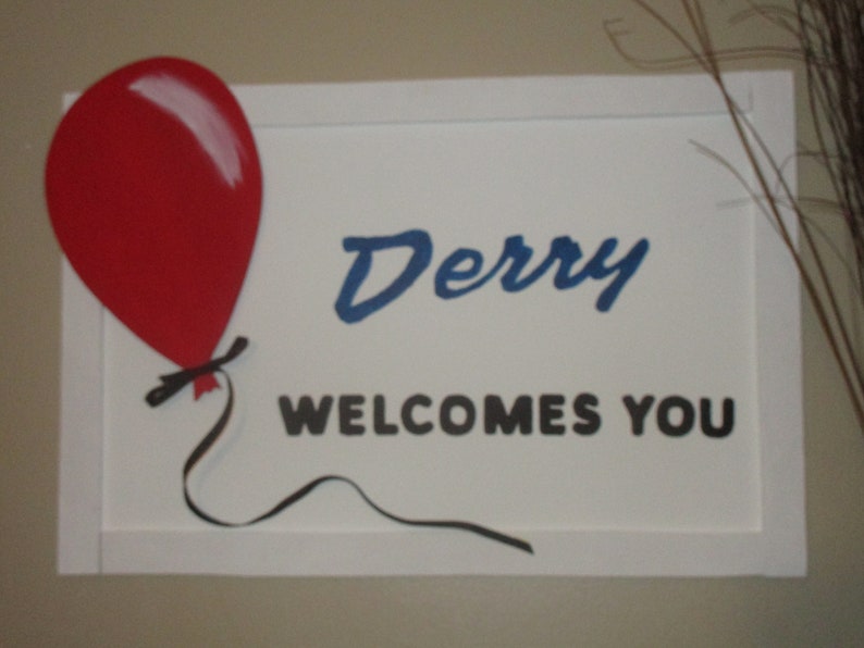 It Derry welcomes you sign | Etsy