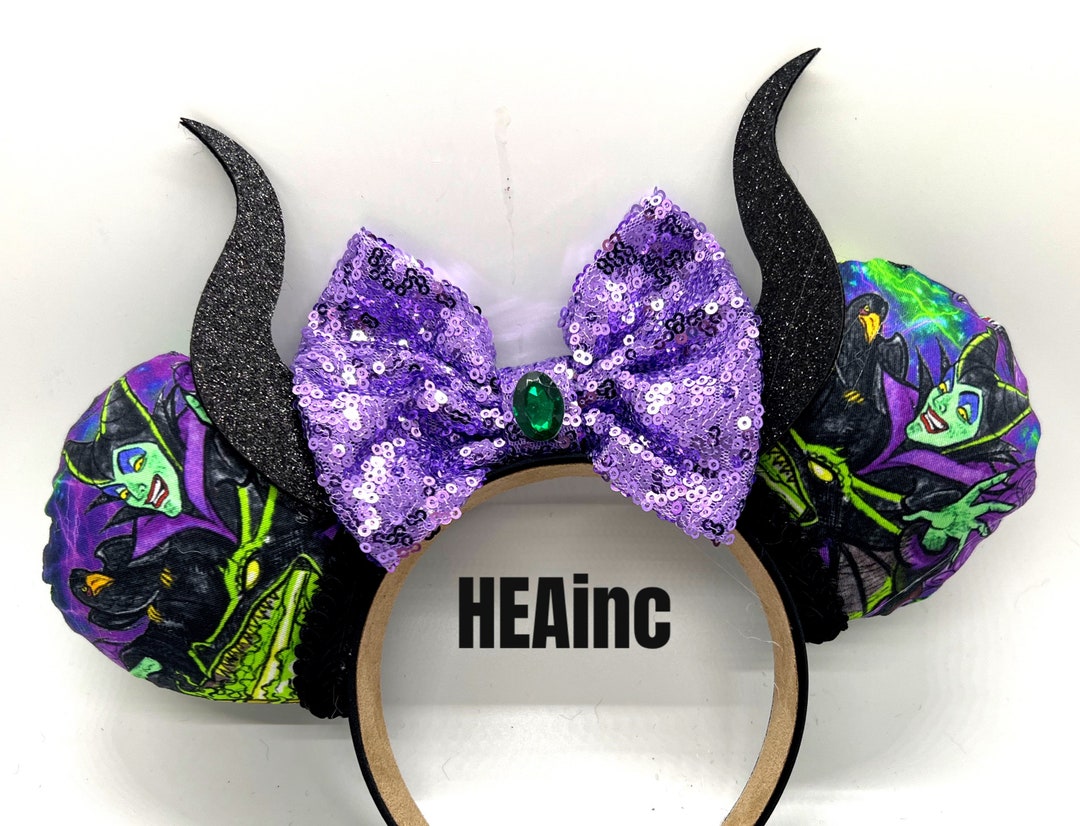 Maleficent Ears, Villain Ears, Mickey Ears, Minnie Ears, Mistress OF ...