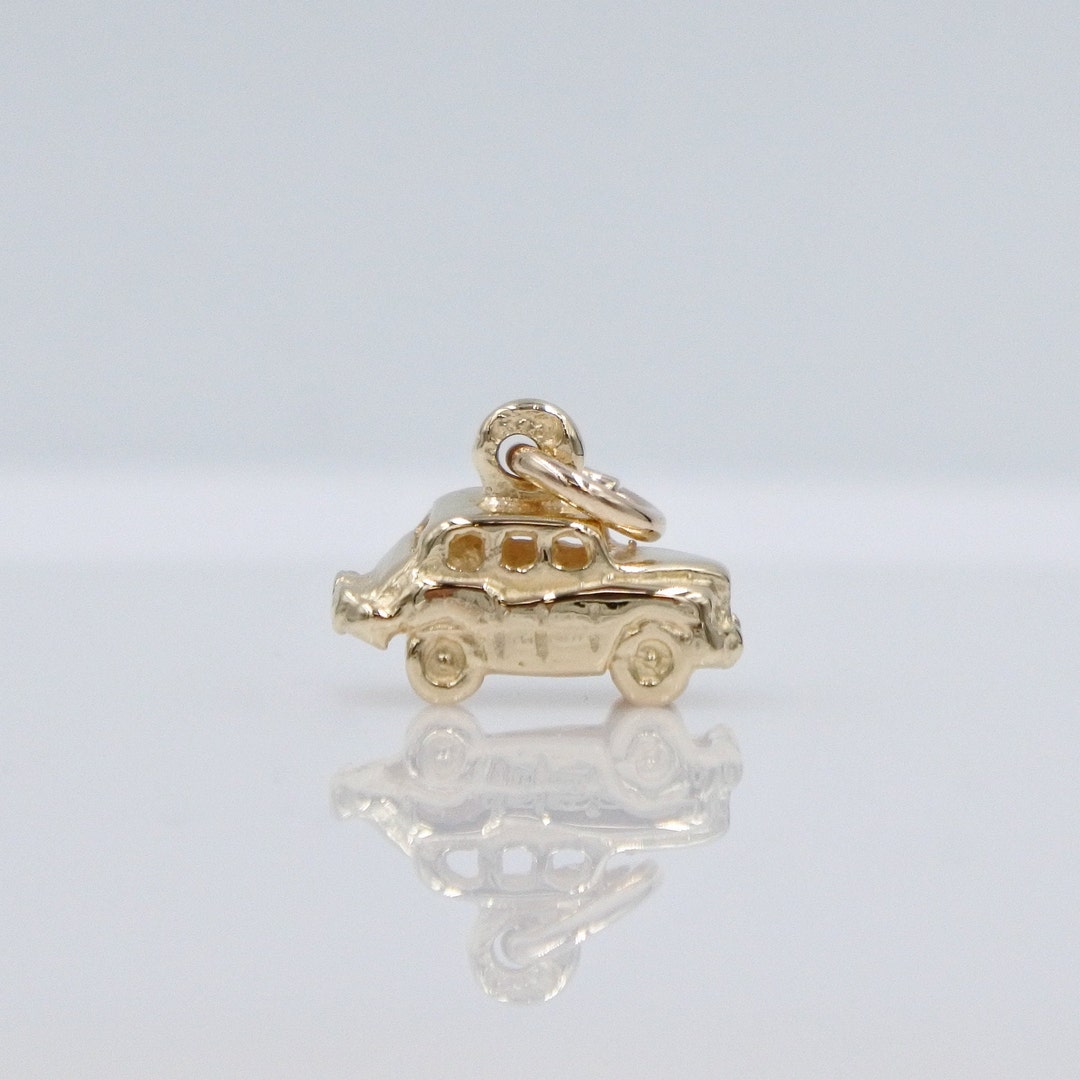 Solid 9ct Vintage Car Charm Pendant - Etsy Australia