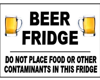 Funny Sign Refrigerator Magnets Beer Fridge 3 Different Sizes Great ...