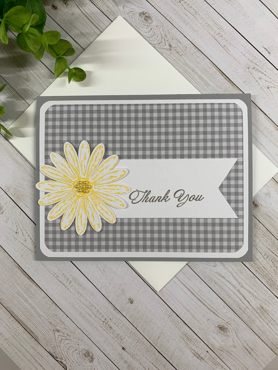 Thank You Handmade Card Set - Etsy