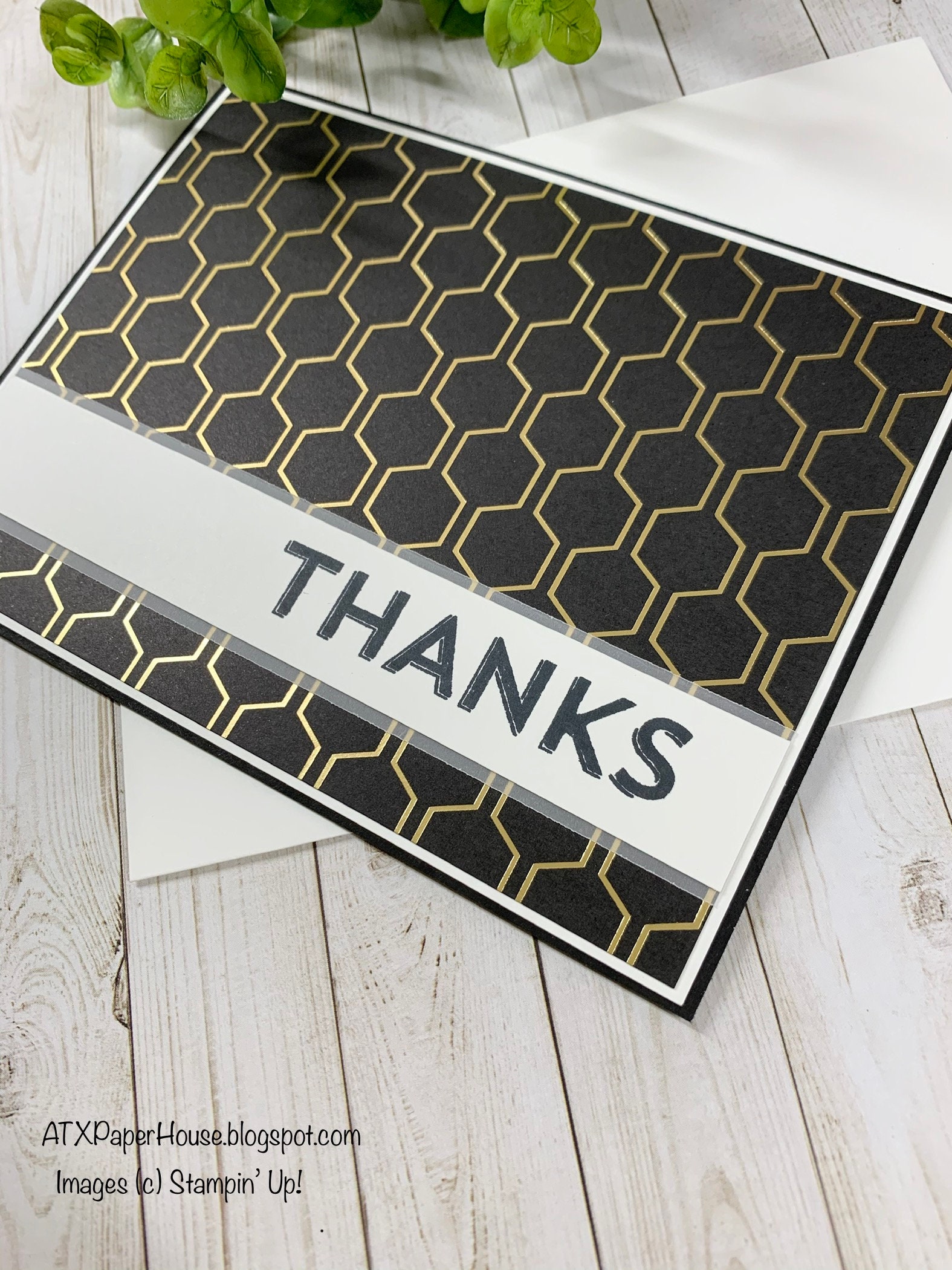 Thanks Handmade Card Set - Etsy