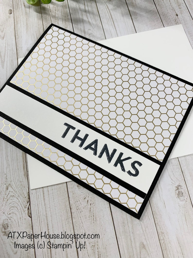 Thanks Handmade Card Set - Etsy