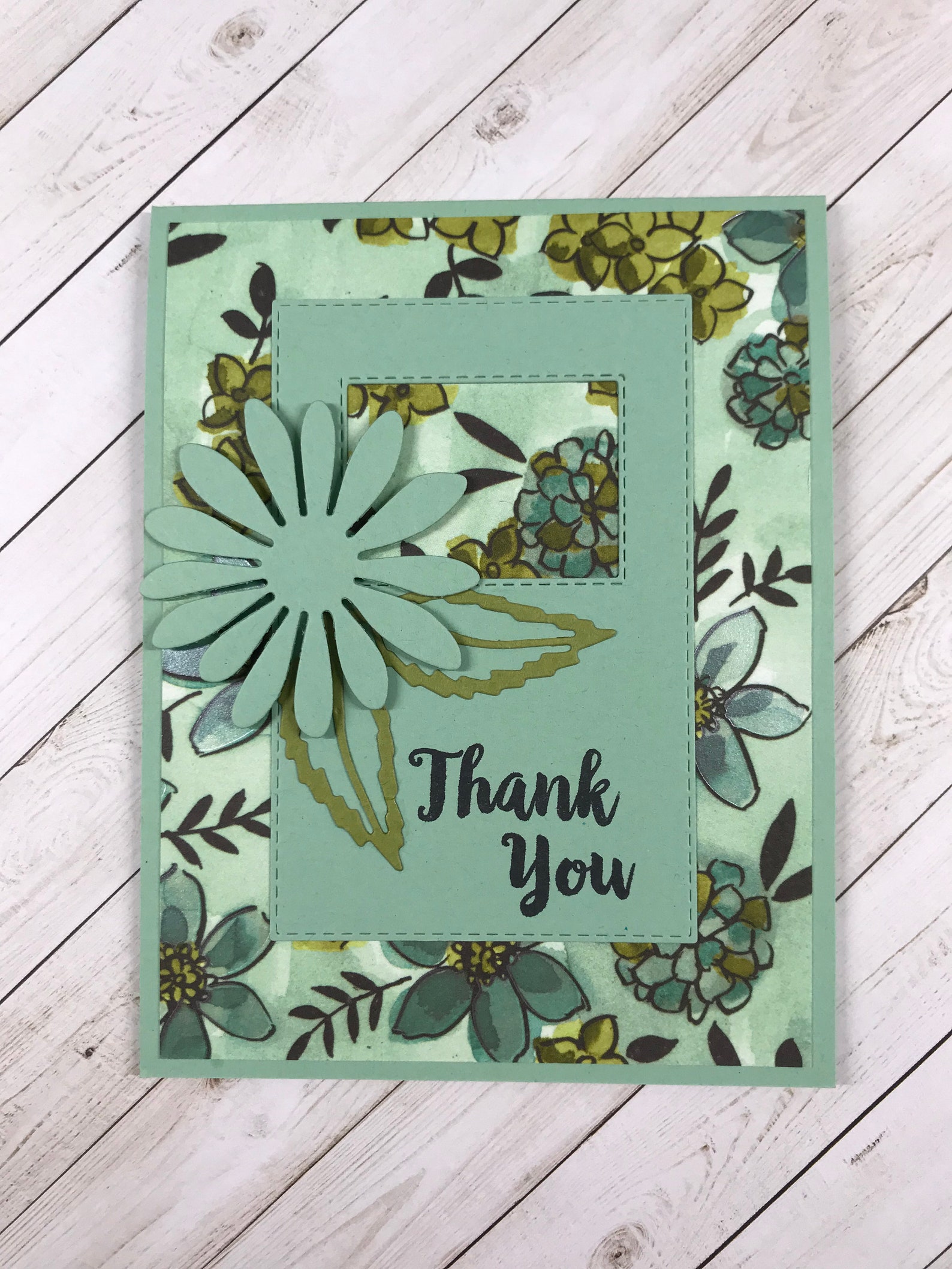 Thank You Handmade Card Set - Etsy