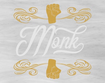 Monk Svg - Etsy UK