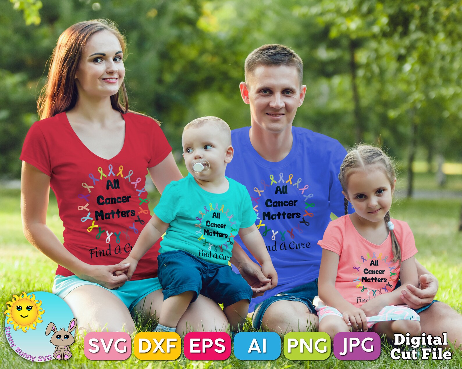 Cancer Awareness Svg All Cancers Matter Svg Cancer Svg Find a Cure Svg ...