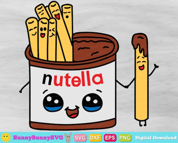 Nutella Chocolate Jar Kawaii Kawaii Food Poster For Sale By Agirlnamedyuki Redbubble