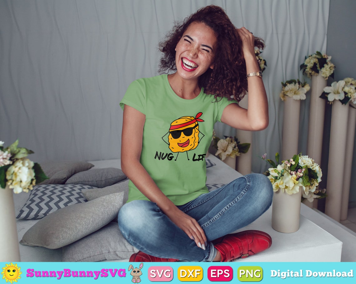 Nug Life Svg Chicken Nuggets Svg Chicken Svg Cute Food | Etsy